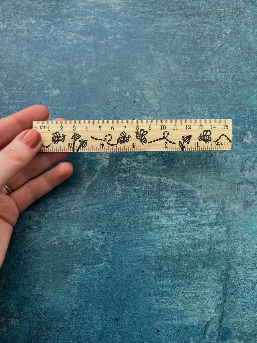 Little Bee Ruler – Beth Lewis Art